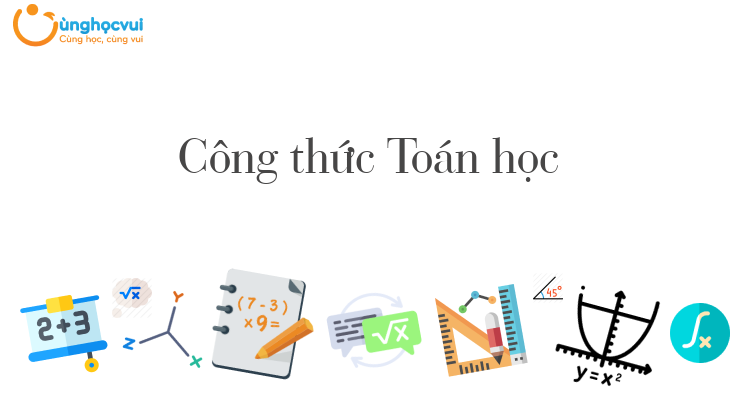 Công thức Toán học | Công thức Toán họchay nhất | Tổng hợp Công thức ...